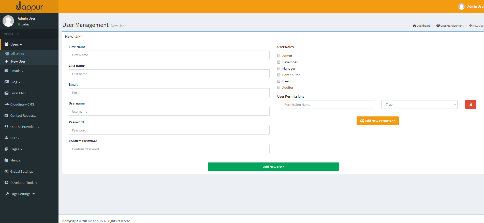 GitHub - dappur/theme-AdminLTE: AdminLTE dashboard theme for the Dappur ...