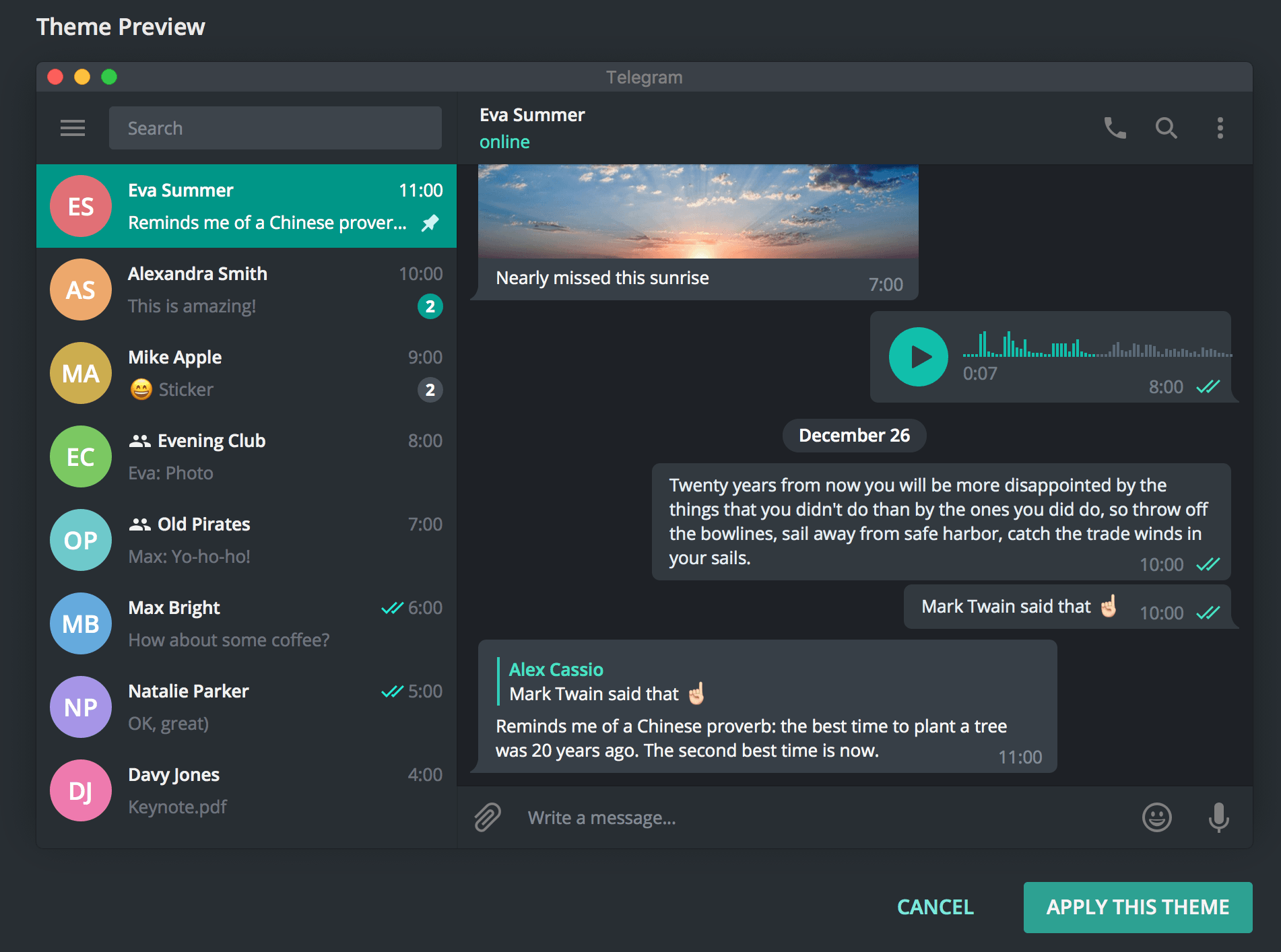 GitHub - gaplo917/tdesktop-night-dev-theme: Tuning based on default ...