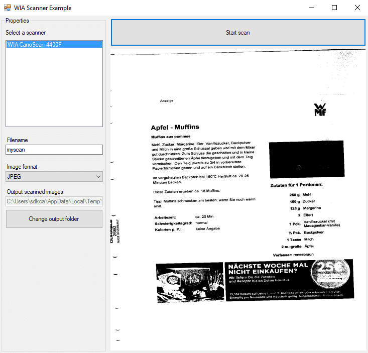 Github Ourcodeworldcsharp Scanner Wia A Simple Scanner Application That Implements Wia 8149